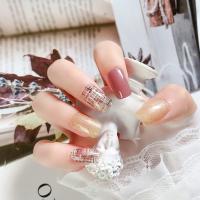 China Customized Colorful Paper Nail Wraps Sticker for Christmas Gel Nail Strips in 2024 for sale