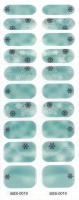 China Customized Colorful Paper Nail Wraps Sticker for Christmas Gel Nail Strips in 2024 for sale