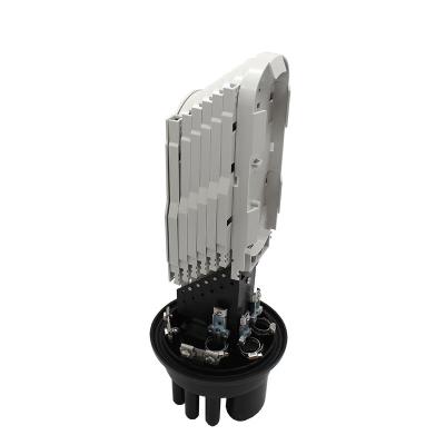 China Aerial OEM 12 24 48 96 Core Fiber Optic Splice Closure Ip66 Junction Box for sale