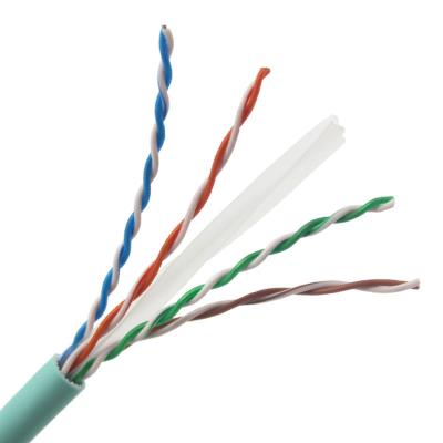 China LSZH Jacket CAT6A CAT7 UTP FTP Cable Pass Fluke Test 23AWG PVC 1000ft for sale