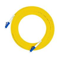 China Simplex Single Mode FTTH LC UPC Fiber Optic Jumper G652D G657A Customized for sale