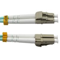 China LC / UPC Duplex 1m Om3 3mm Multimode Patch Cord LSZH FTTH Outdoor for sale