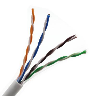 China Exterior 1000ft 305 Meter Roll CCA Utp Network Cat 5 Cat5e Cable for sale