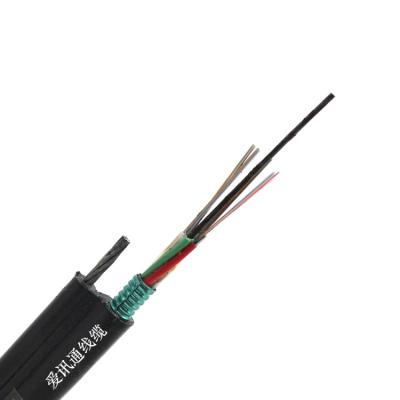 China Self Supporting Figure 8 Single Mode GYTC8S 12 24 36 48 Core Fiber Optic Cable Outdoor for sale