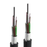 China GYTA GYTS 12 24 48 Cores Single Mode Armoured Fiber Optical Cable FTTH Buried for sale