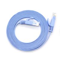 China Flat Cat5E Cat6 Rj45 Patch Cord , Ethernet Network UTP Cat5 Patch Cord for sale