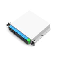 China Network FTTH PLC Fiber Optic Splitter 1X4 1x8 1X16 Terminal ABS LGX Box Cassette for sale