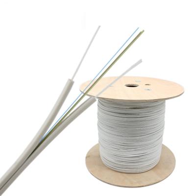 China Outdoor Self Supporting Steel Wire Drop Fiber Optic Cable 1 2 4 6 Core G657a1 for sale