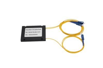 China SC APC UPC Fiber Optic PLC Splitter , 1x8 1x16 SC ABS Box Splitter for sale