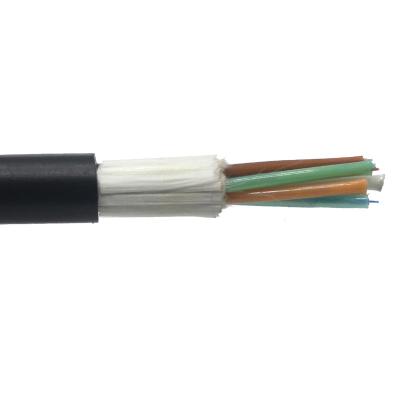 China ADSS Uni Tube All Dielectric Fiber Optic Aerial Cable Round 4 12 24 Core for sale