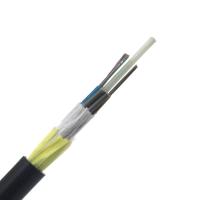China Outdoor 24 48 72 144 Core ADSS Fiber Optic Cable For Aerial 9.5mm for sale