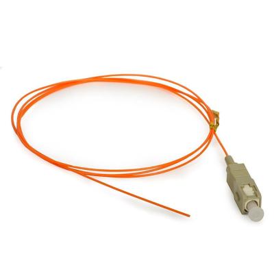 China Simplex Duplex Fiber Optical Pigtail ST FC LC SC APC UPC OM1 OM2 1m for sale