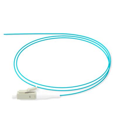 China OM3 Multimode 0.9mm LC Connector Fiber Optical Pigtail IEC Grade B Standard for sale