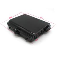 China Dual Chamber Drop Cable Distribution 1x8 Fiber Closure Box IP65 FTTA FTTH for sale