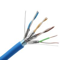 China Twisted Pair Cat6A Indoor Lan Cable UTP STP FTP 23AWG 0.56mm BC CCA 1000ft for sale