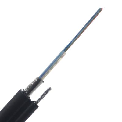 China Aerial Single Mode Figure 8 Fiber Optic Cable GYXTC8S 6 12 24 48 Core for sale