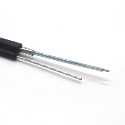 China Mini Size 4 / 12 Core GYXTC8Y Figure 8 GYXTC8S Fiber Optical Cable With Messenger Wire for sale