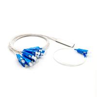 China Singlemode G.657A1 PLC Steel Tube splitter 1x2 1x4 1x8 1x16 Sc / Upc for sale