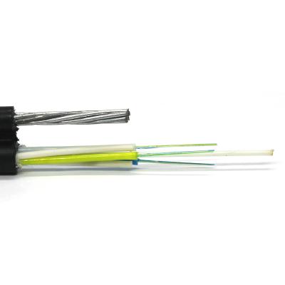 China Aerial Self Supporting Figure 8 GYTC8S Fiber Optic Cable 2-144 Core Messenge Wire for sale