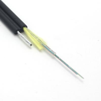 China Self Supporting Figure 8 Fiber Optic Cable 8 12 24 Core SM G652 G657 Non Metal PE for sale