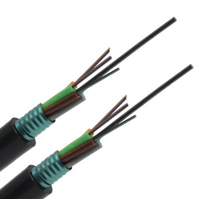 China Armored Outdoor Fiber Optic Cable Aerial Duct Direct Method GYTS GYTA GYTA53 for sale