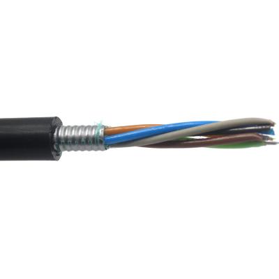 China Factory price high quality 8 16 24 48 96 core armoured GYTS fiber optic cable for sale