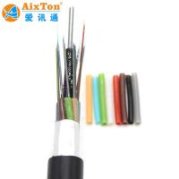 China GYTS GYTA G652D Single Mode Armored Fiber Cable Stranded Loose Tube for sale
