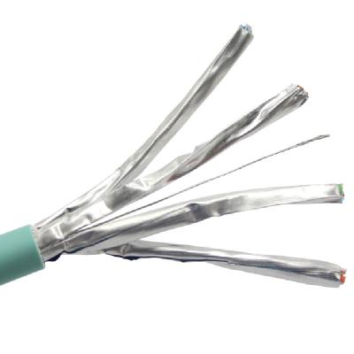 China UL Approved Cat6a Cat7 Cat8 Network Cable Aluminum Foil Shield for sale