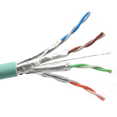 China Indoor Outdoor CAT6A CAT7 CAT8 Cable Pure Bare Copper Conductor for sale
