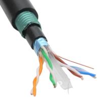 China 23AWG Armored Lan Cable Jelly Filled Cat5e Cat6 Cat6A Cat7 Cat8 for sale