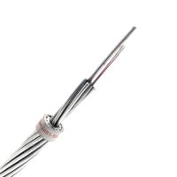 China 12 24 36 48 Core OPGW Cable Aerial Overhead Power Ground Wire G652D G655 G655C Stranded for sale
