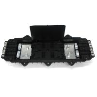 China 2 Inlet 2 Outlet Inline Fiber Optic Splice Closure 48 Core Outdoor Horizontal Type for sale