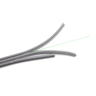 China G652D G657A Simplex FTTH Fiber Optic Drop Cable SC APC UPC Flat Butterfly Type for sale