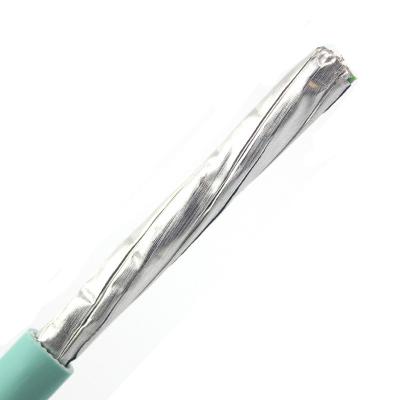 China Ftp Cat 6a Network Cable Shielded CAT6A Color-coded PE Aluminum Foil for sale