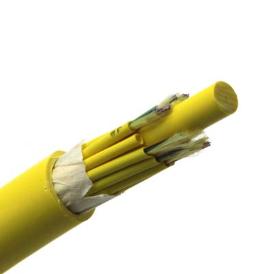 China Indoor Fiber Optic Breakout Cable 96 Core 144 Core Distribution SM OM3 OM4 Fiber Cable for sale