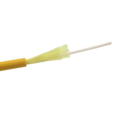China Tight Buffer Indoor Fiber Optic Cable Simplex Single Mode 1000m for sale