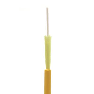 China GJFJV Indoor Fiber Optic Cable SM OM1 OM2 OM3 OM4 1 Core 10 Gigabit for sale