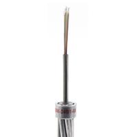 China Overhead Line OPGW Fiber Optic Cable 12 24 48 Core G652D Fiber Optic Ground Wire for sale