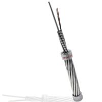 China FCC Outdoor Aerial Fiber Optic Cable 48 Core OPGW Optical Ground Wire for sale