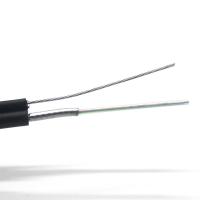 China Outdoor 2-12 Core Aerial Self Supporting Figure 8 Optical Fiber Cable With Steel Messenger for sale