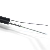 China 12 Core Figure 8 Fiber Optic Cable Seven Stranded Messenger Wires Single PE Jacket for sale