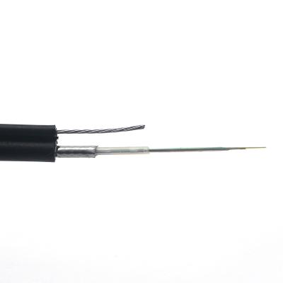 China Unitube Mini Figure 8 Outdoor Fiber Optic Cable 2 - 24 Core Messenger Wire GYXTC8S for sale