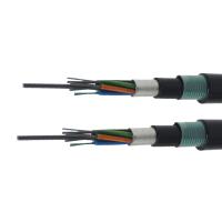 China GYTA53 Underground Double Sheath Double Armored 24 Core Optical Fiber Cable for sale