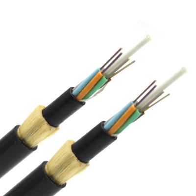 China Outdoor Singlemode Single / Double Jacket Fiber Adss Cable 2km 4km Every Drum 100m Span for sale