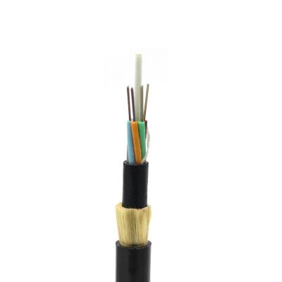 China FACTORY ADSS All Dielectric Double Jacket 48 core ADSS Fiber optical cable with 200m 250m Span for sale