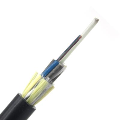 China Outdoor Use G652D Single Double Jacket All Dielectric Self-Supporting ADSS Fiber Optic Cable for sale