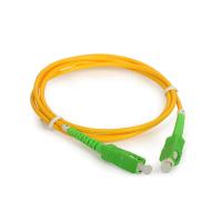 China 2.0mm 9 /125 Single Mode Duplex Fiber Optic Patch Cord LC/UPC to LC/UPC for sale