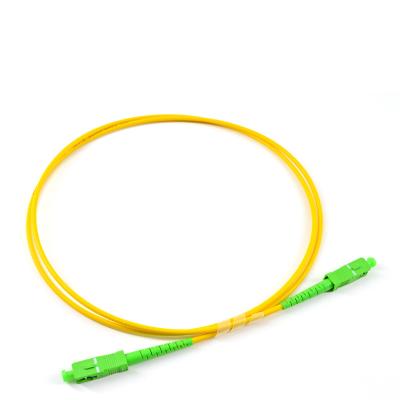 China Singlemode/Multimode Simplex/Duplex Fiber Optic Patch Cord SC/FC/LC/ST/MTRJ/MU/DIN UPC APC Connector for sale