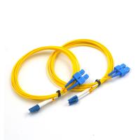 China 1M 1.5M 2M SC To SC Fiber Patch Cable Singlemode Simplex SM 9/125 Yellow LSZH Fiber Jumper for sale