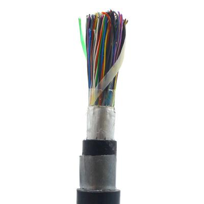 China 50 100 400 2400 Pair Cat3 Steel Wire Armoured Outdoor Air Core/ Jelly Filled Telephone Cable for sale